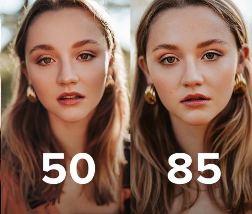 مقایسه لنز های ۵۰ میلیمتری و ۸۵ میلیمتری